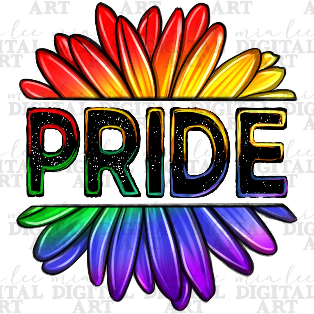 Hippie Pride Sunflower Png Sublimation Design Download, LGBTQ+ Png ...