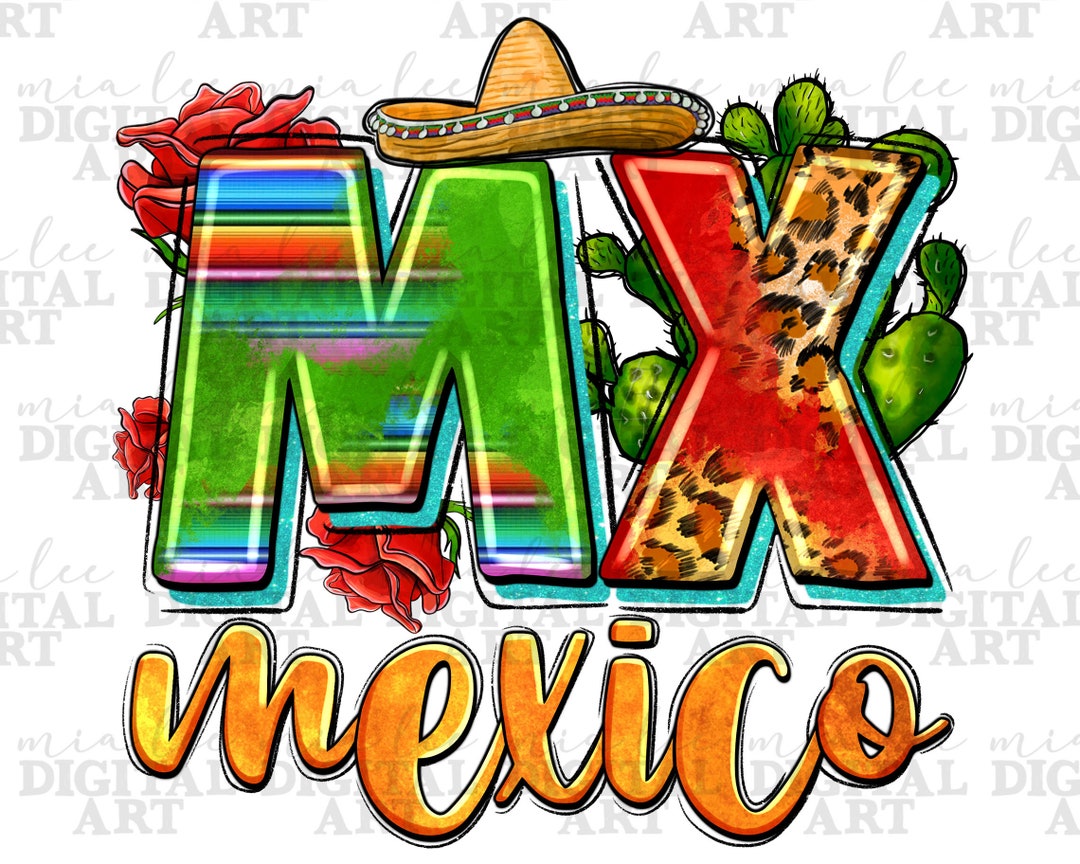 MX Mexico Png Sublimation Design Download, Cinco De Mayo Png, Mexico ...