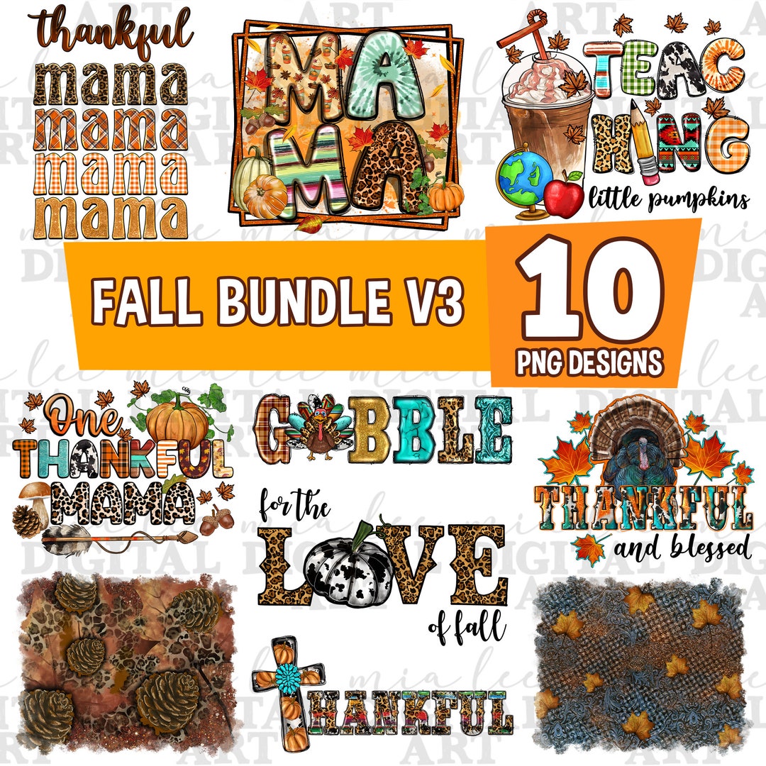 Fall Bundle V3 Png Sublimation Design Download, Hello Fall Png, Fall ...