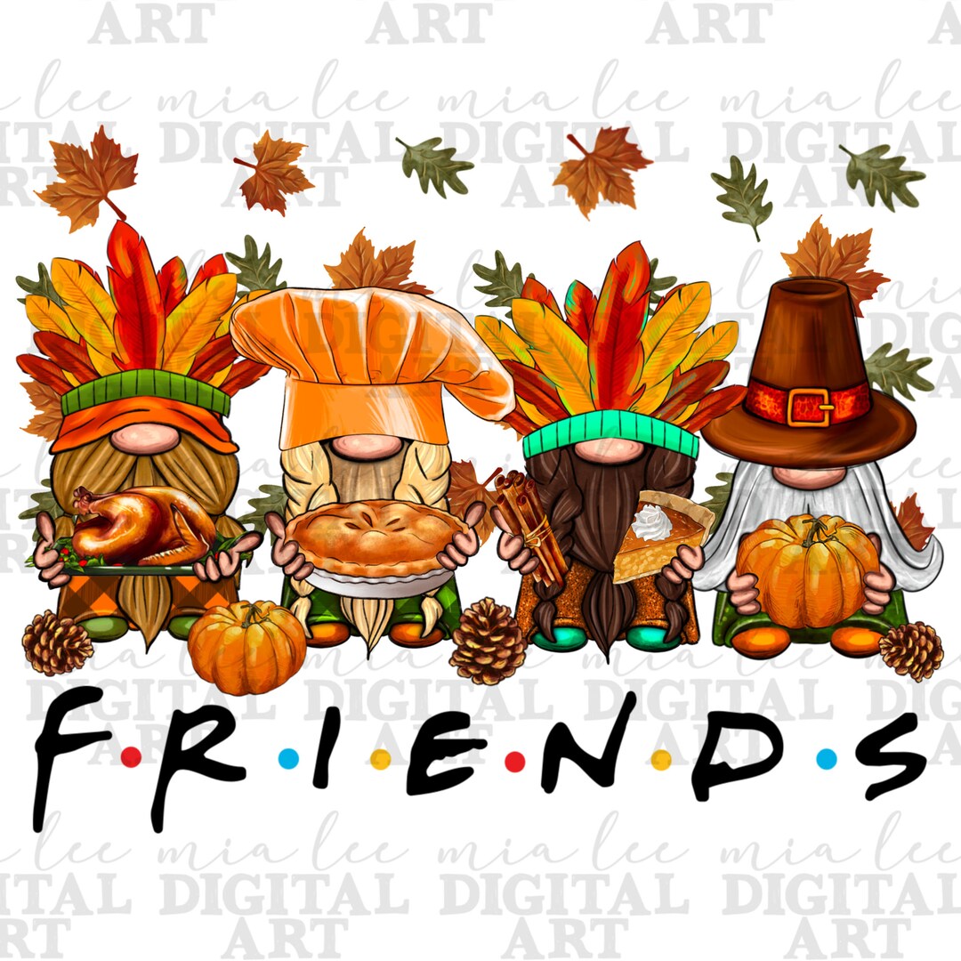 Thanksgiving Gnomes Png Sublimation Design Download, Fall Png, Fall ...