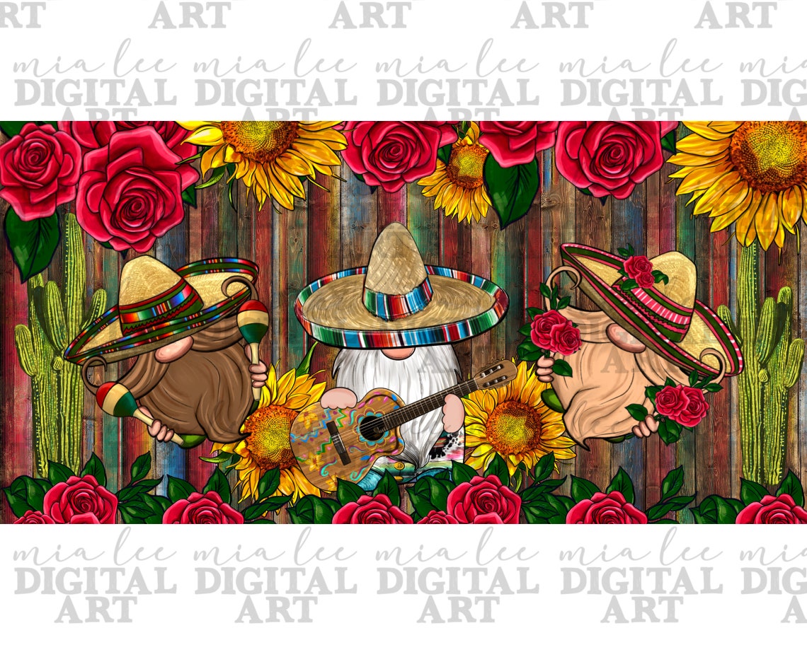 Hispanic Heritage Month Gnomes License Plate Png Sublimation Design ...