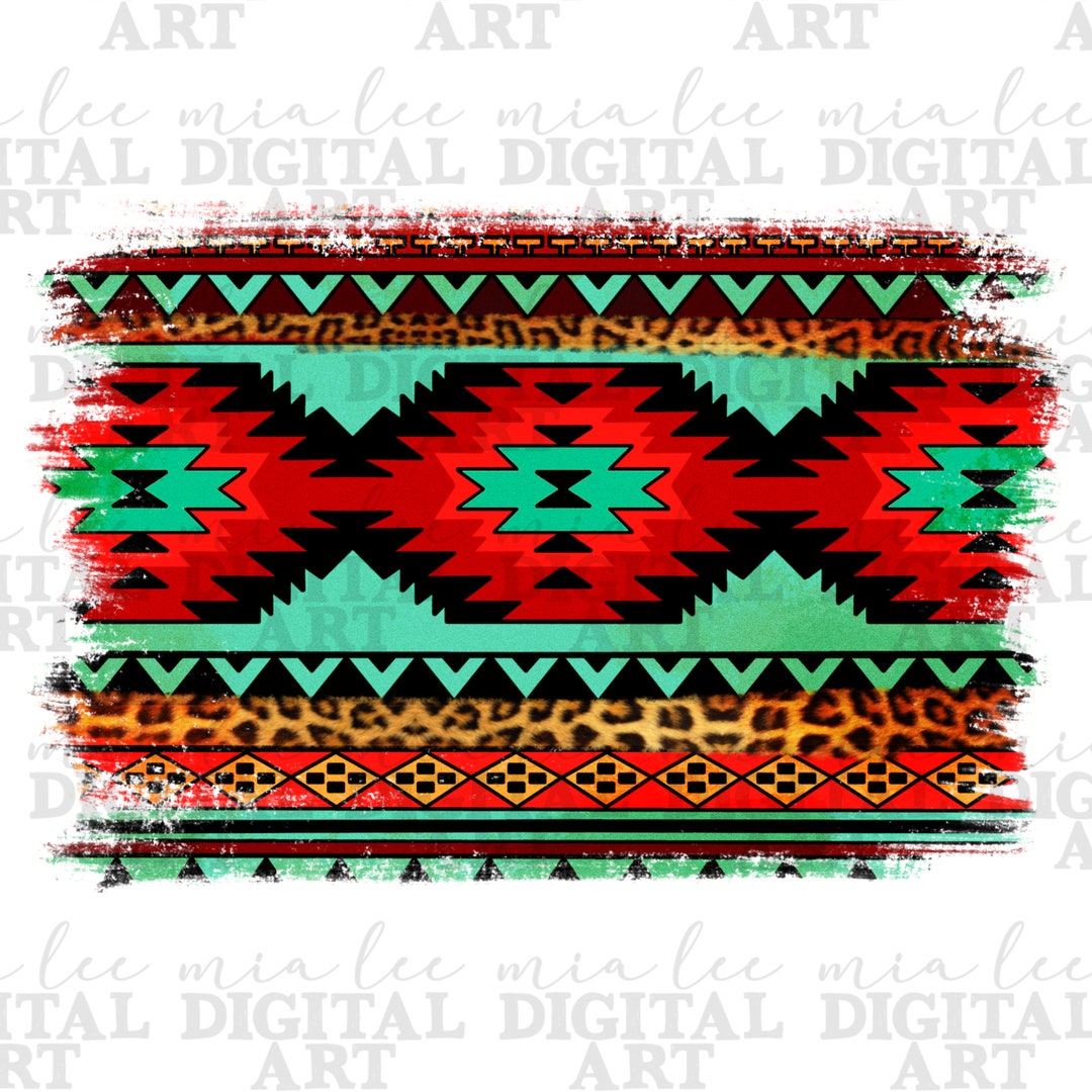 Aztec Backround Png Sublimation Design Download, Western Background ...