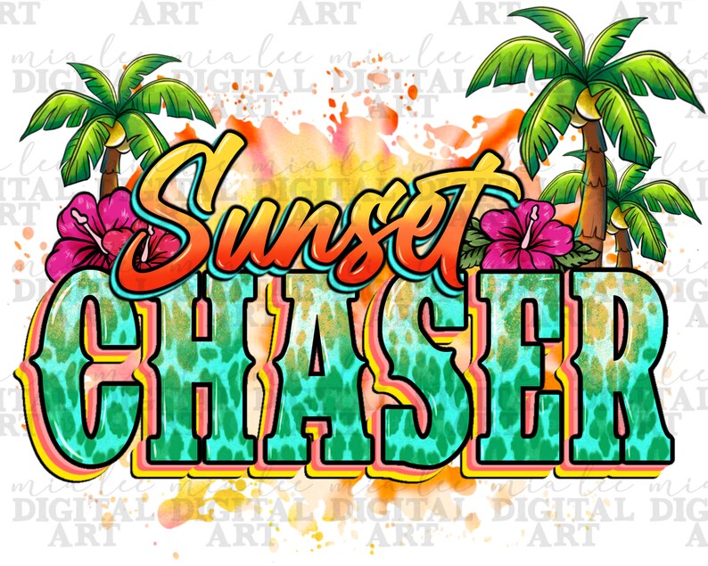 Sunset Chaser Png Sublimation Design Download Summer Png - Etsy