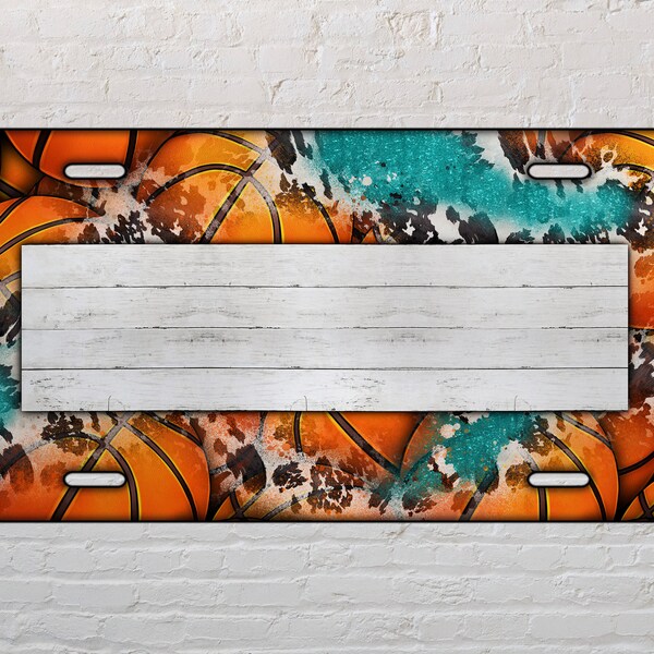 Basketball License Plate Png - Etsy