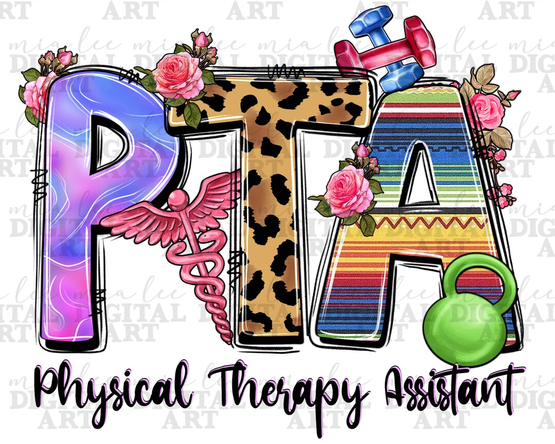 PTA Physical Therapy Assistant Png Sublimation Design Download, Western PTA Png, Medical Png ...