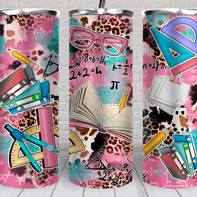 Math Teacher Sublimation Wrap - Etsy