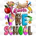 School Bundle V1 Png Sublimation Design Download, School Vibes Png ...