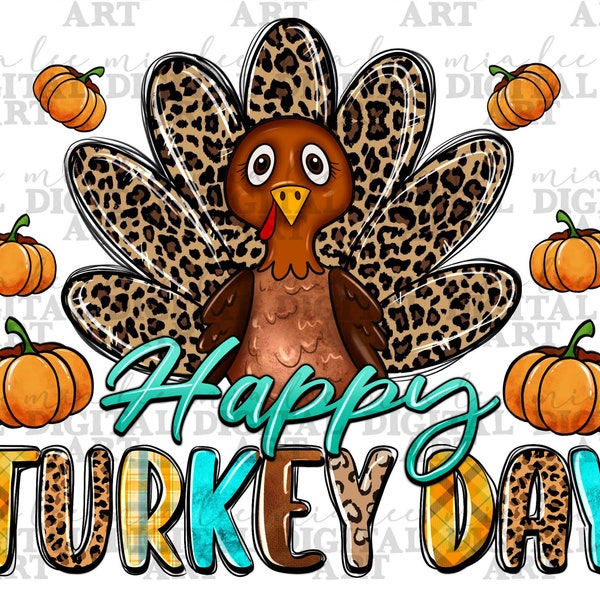 Happy Turkey Day Svg - Etsy