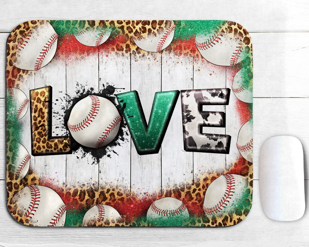Love Baseball Mouse Pad Png Sublimation Design Download, Game Day Png ...
