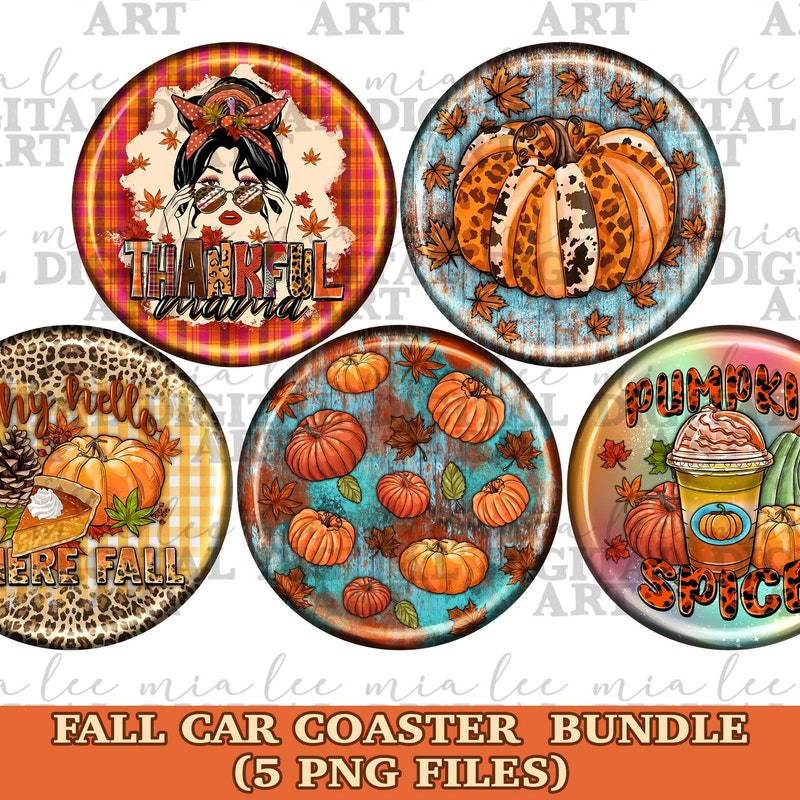 Fall Coasters - Etsy