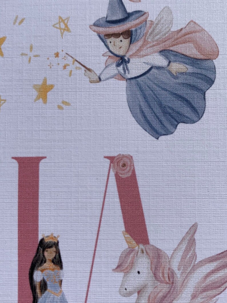 Princess Custom Name Watercolor Art With Castle Carriage - Etsy