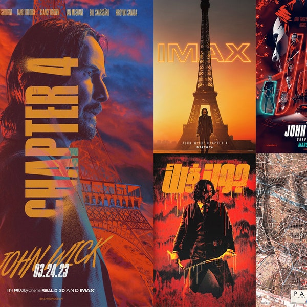 John Wick Chapter 4 Poster - Etsy