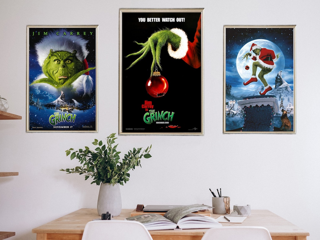 How the Grinch Stole Christmas Movie Poster Exclusive Limited Edition ...