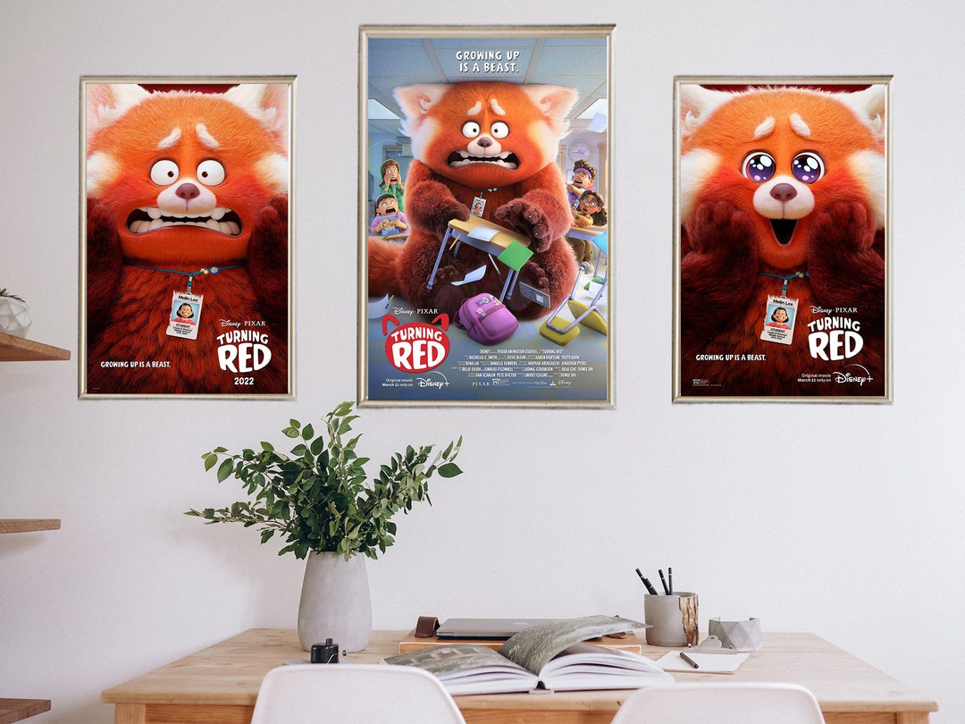 Turning Red Movie Poster Exclusive Limited Edition Collectible Unique ...