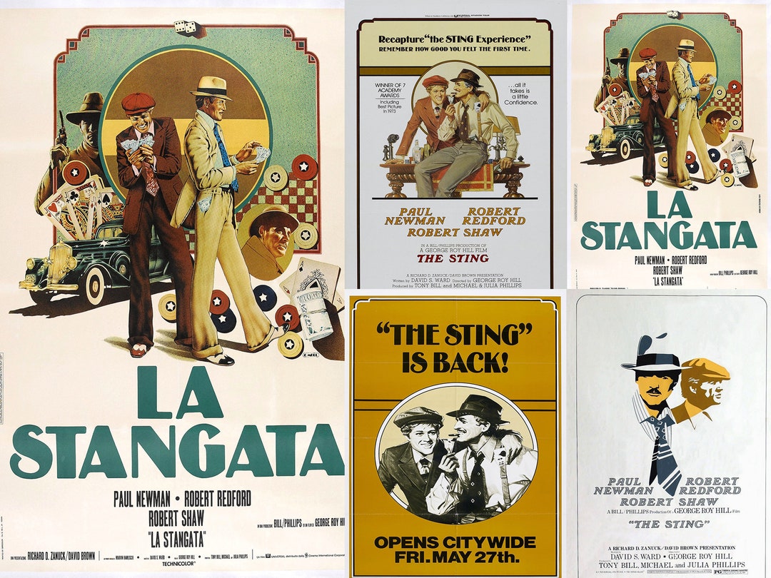 The Sting Movie Poster Exclusive Limited Edition Collectible Unique ...
