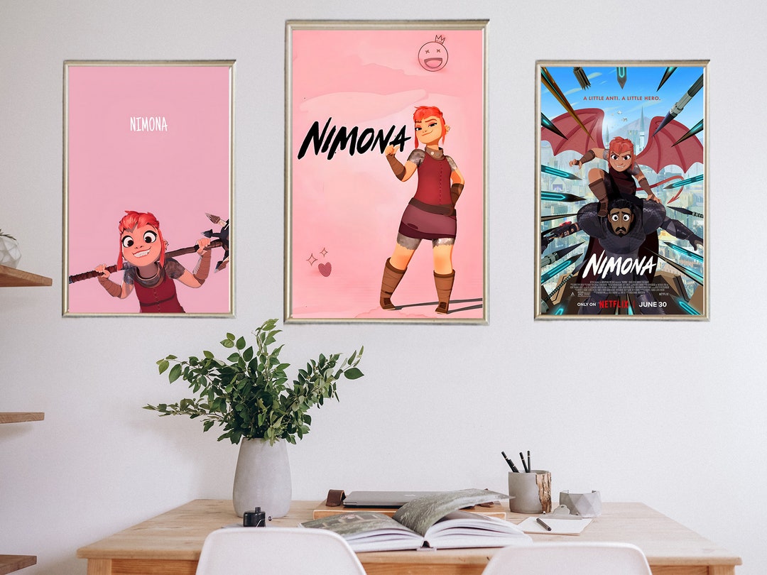 Nimona Movie Poster Exclusive Limited Edition Collectible Unique Room ...
