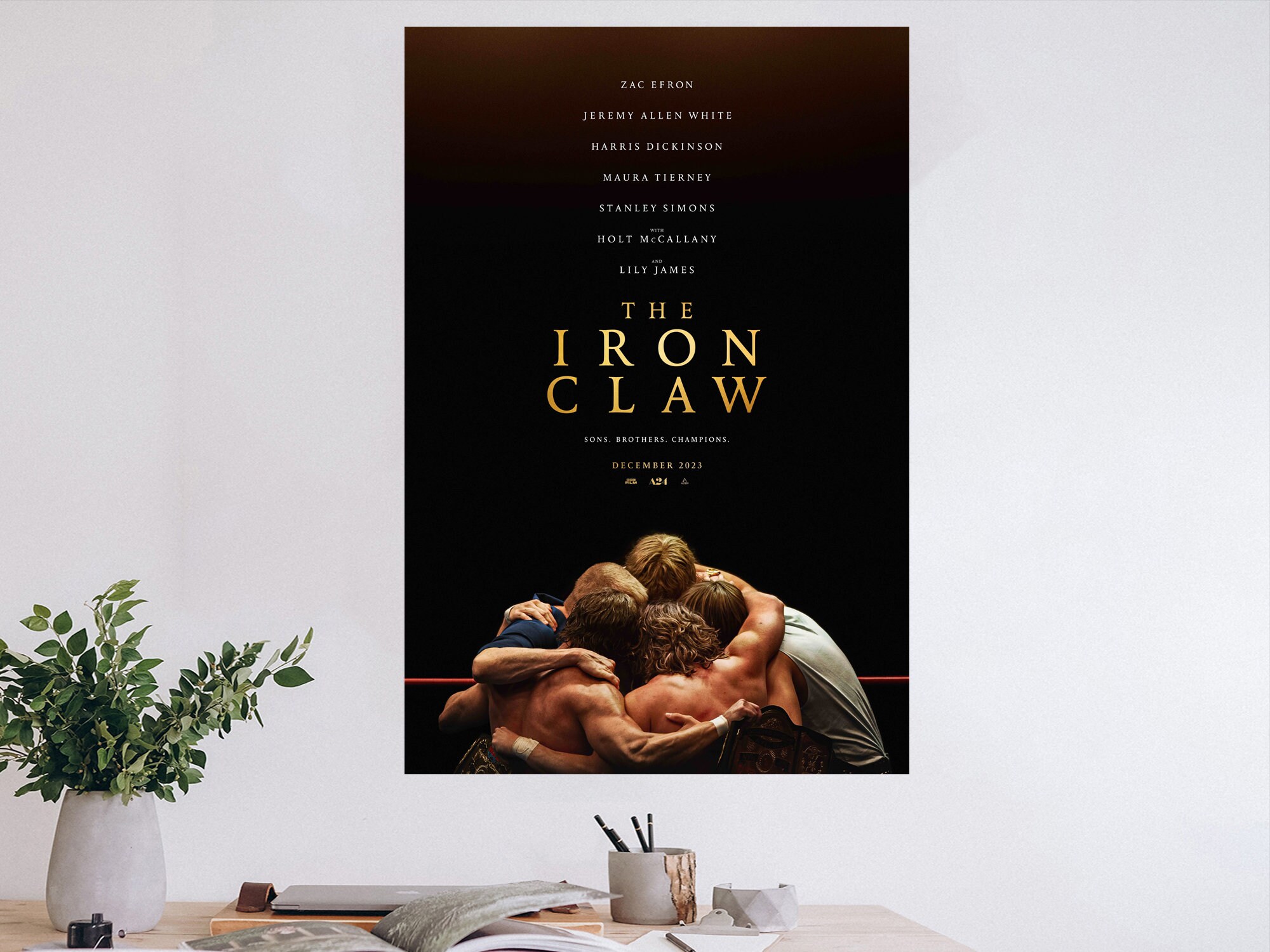 The Iron Claw Movie Poster, Classic Movie Poster sold by Metabolic ...