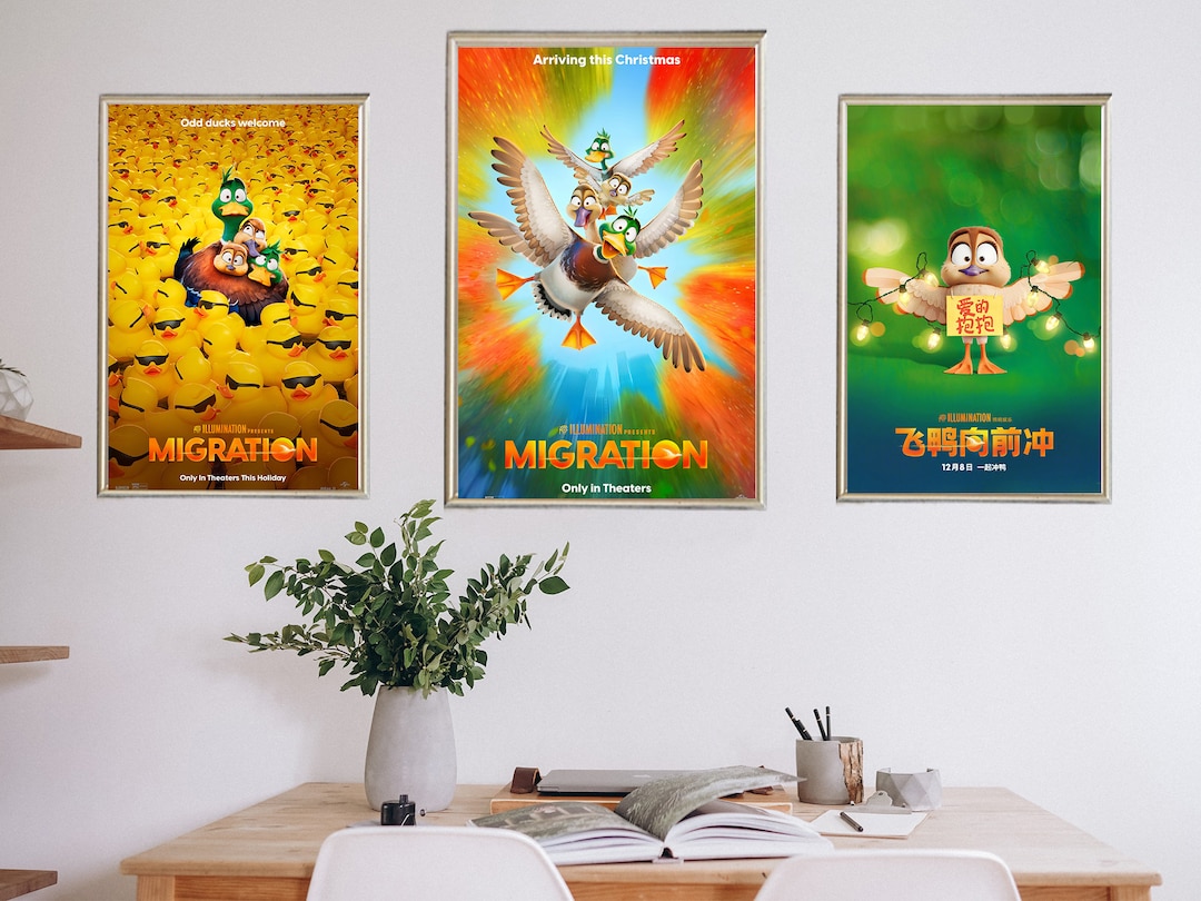 Migration Movie Poster Exclusive Limited Edition Collectible Unique ...
