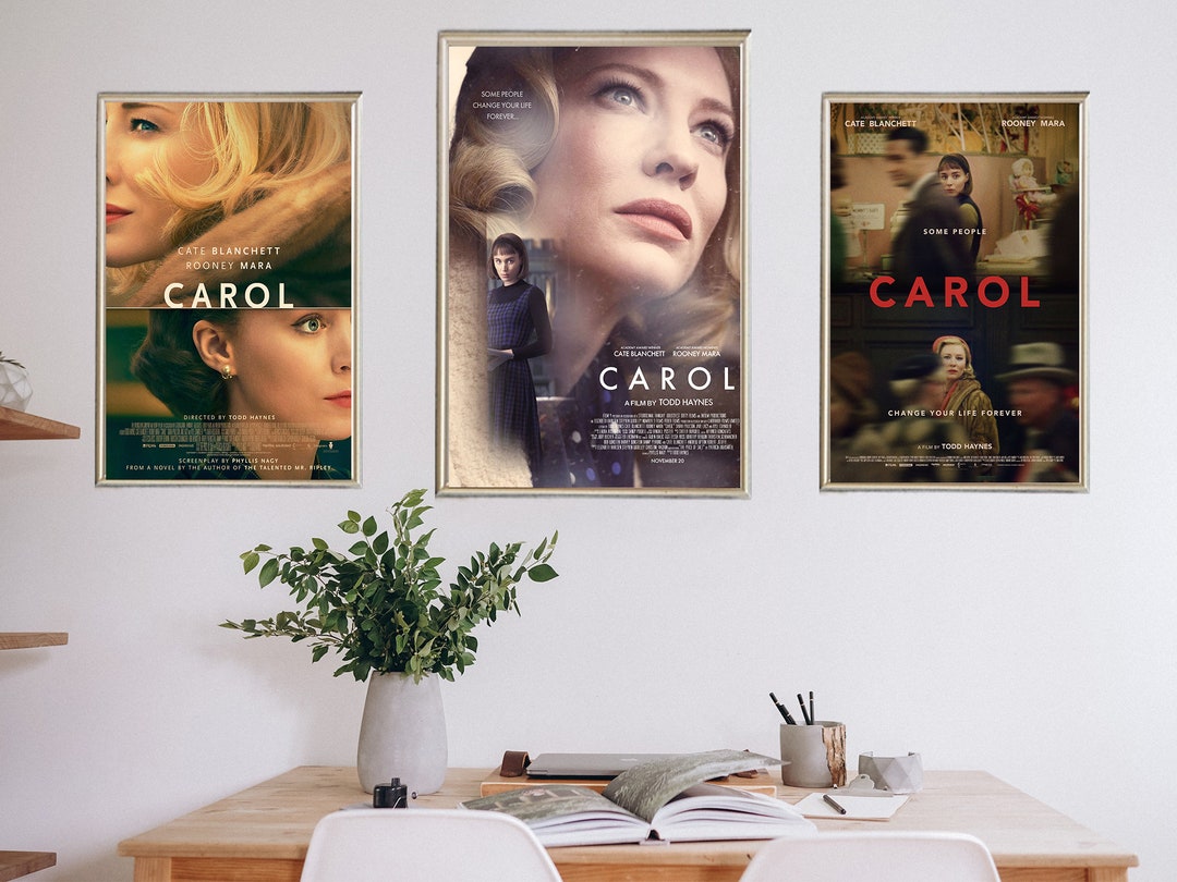 Carol Movie Poster Exclusive Limited Edition Collectible Unique Room ...