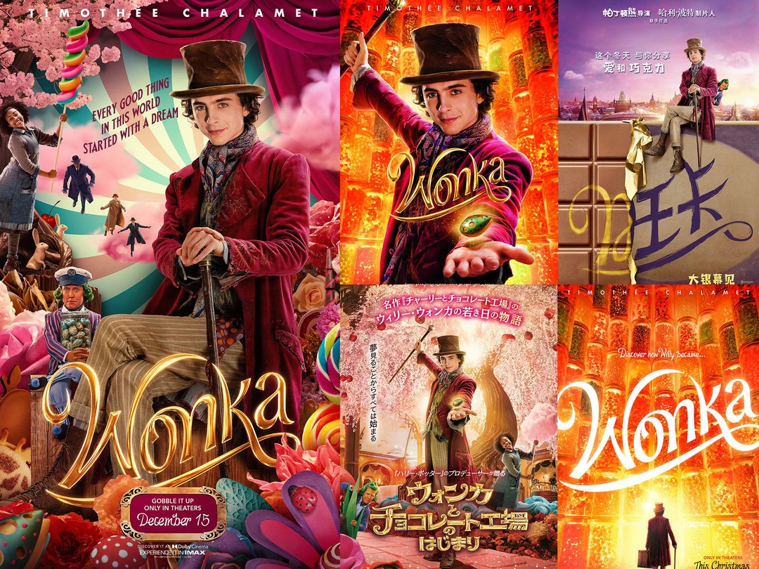 Wonka Movie Poster Exclusive Limited Edition Collectible - Etsy