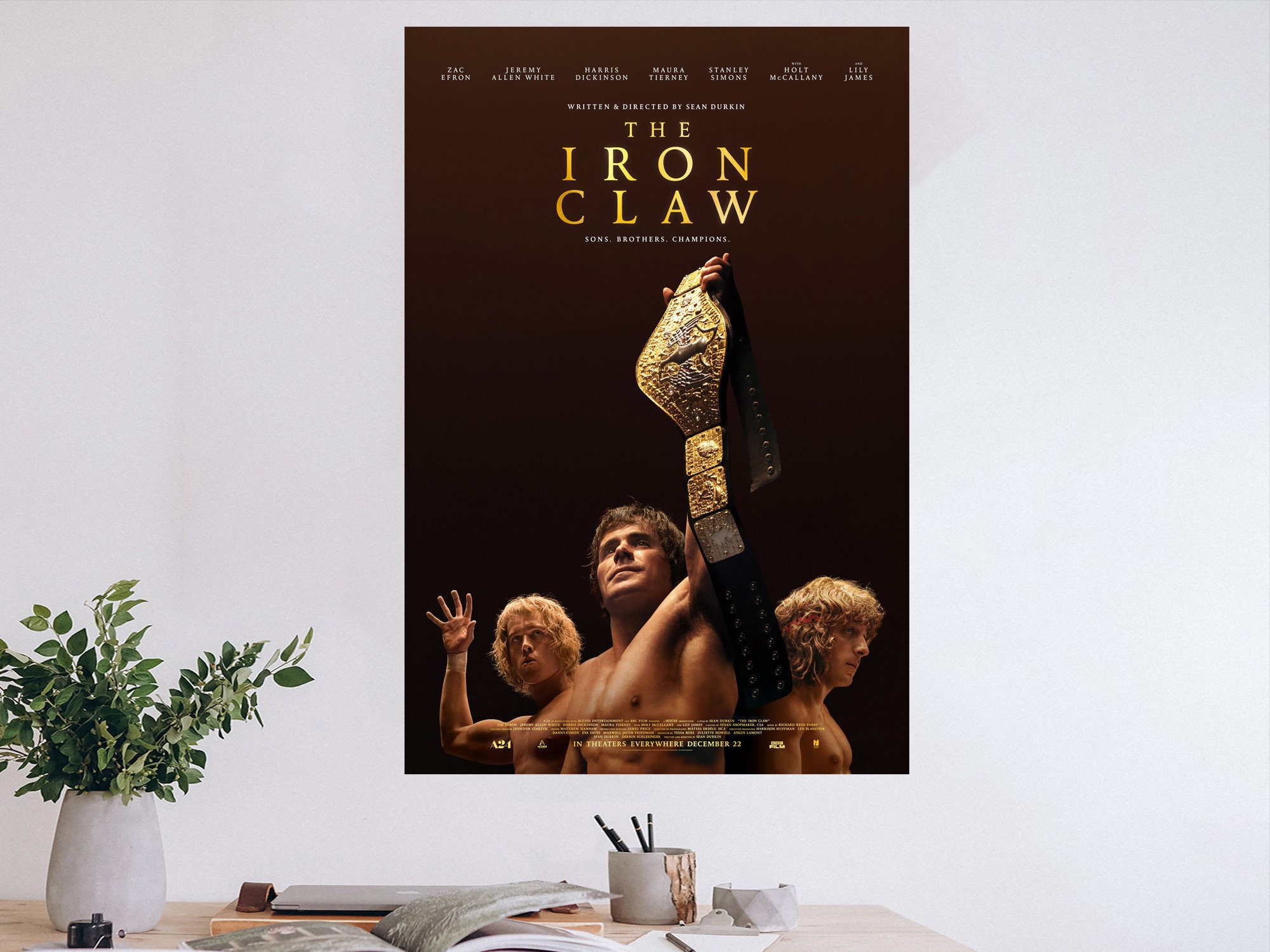 The Iron Claw Movie Poster, Classic Movie Poster sold by Metabolic ...