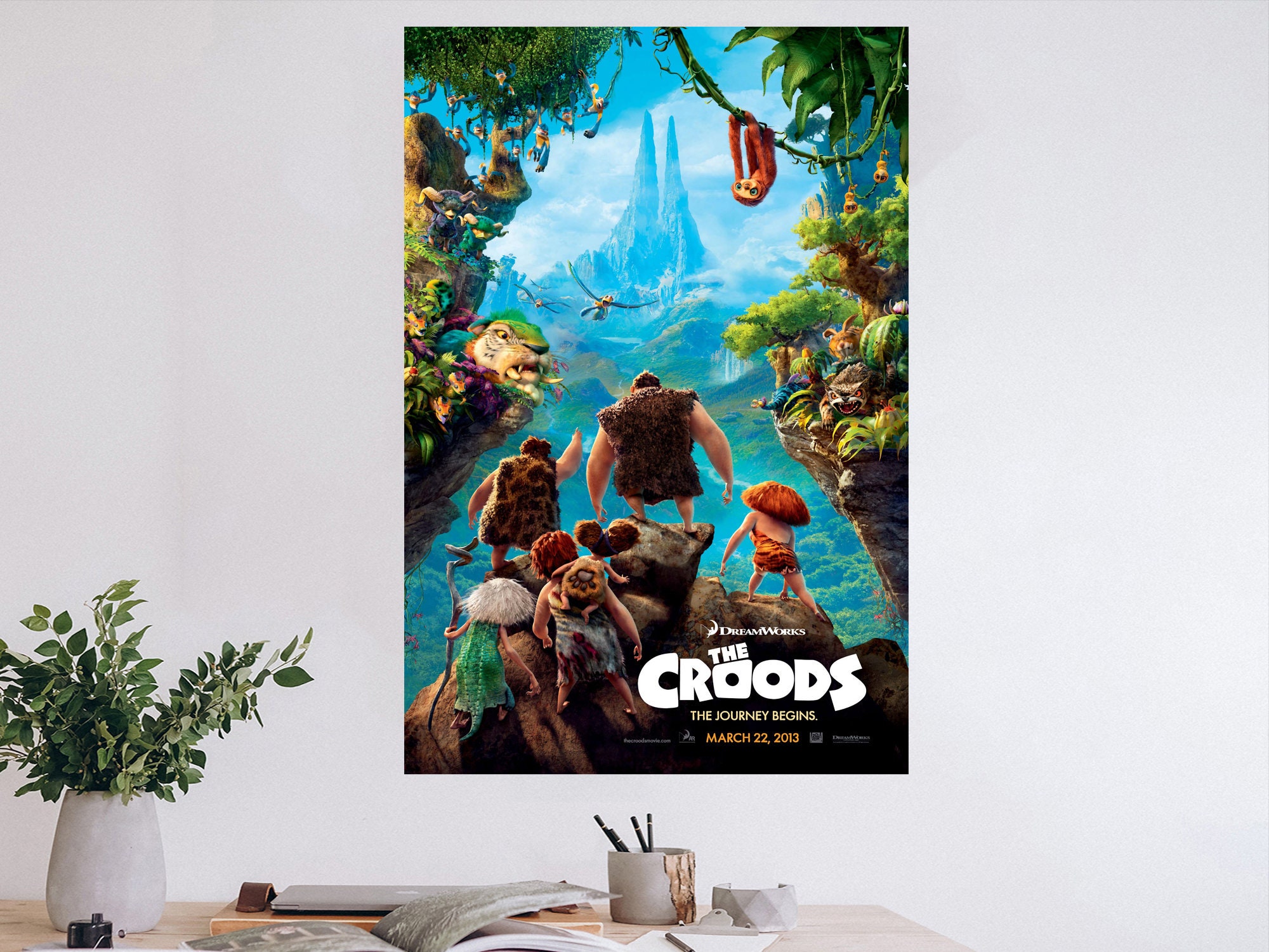 The Croods Movie Poster Exclusive Limited Edition Collectible Unique ...