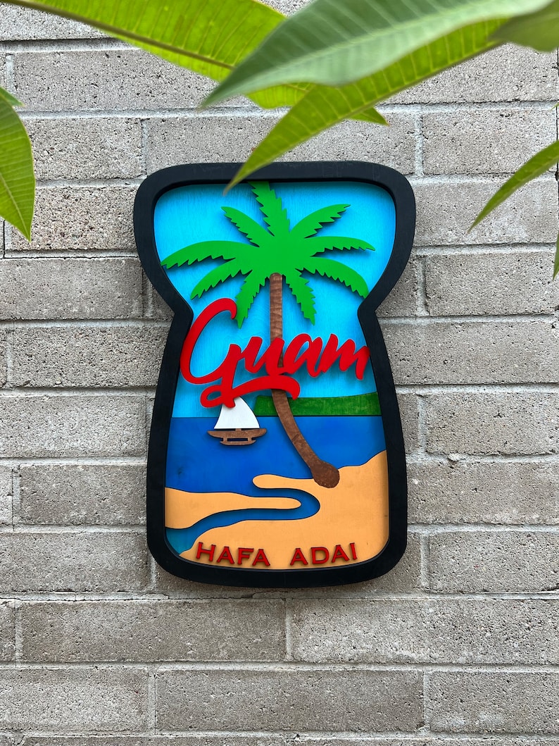 Latte Guam Seal - Etsy