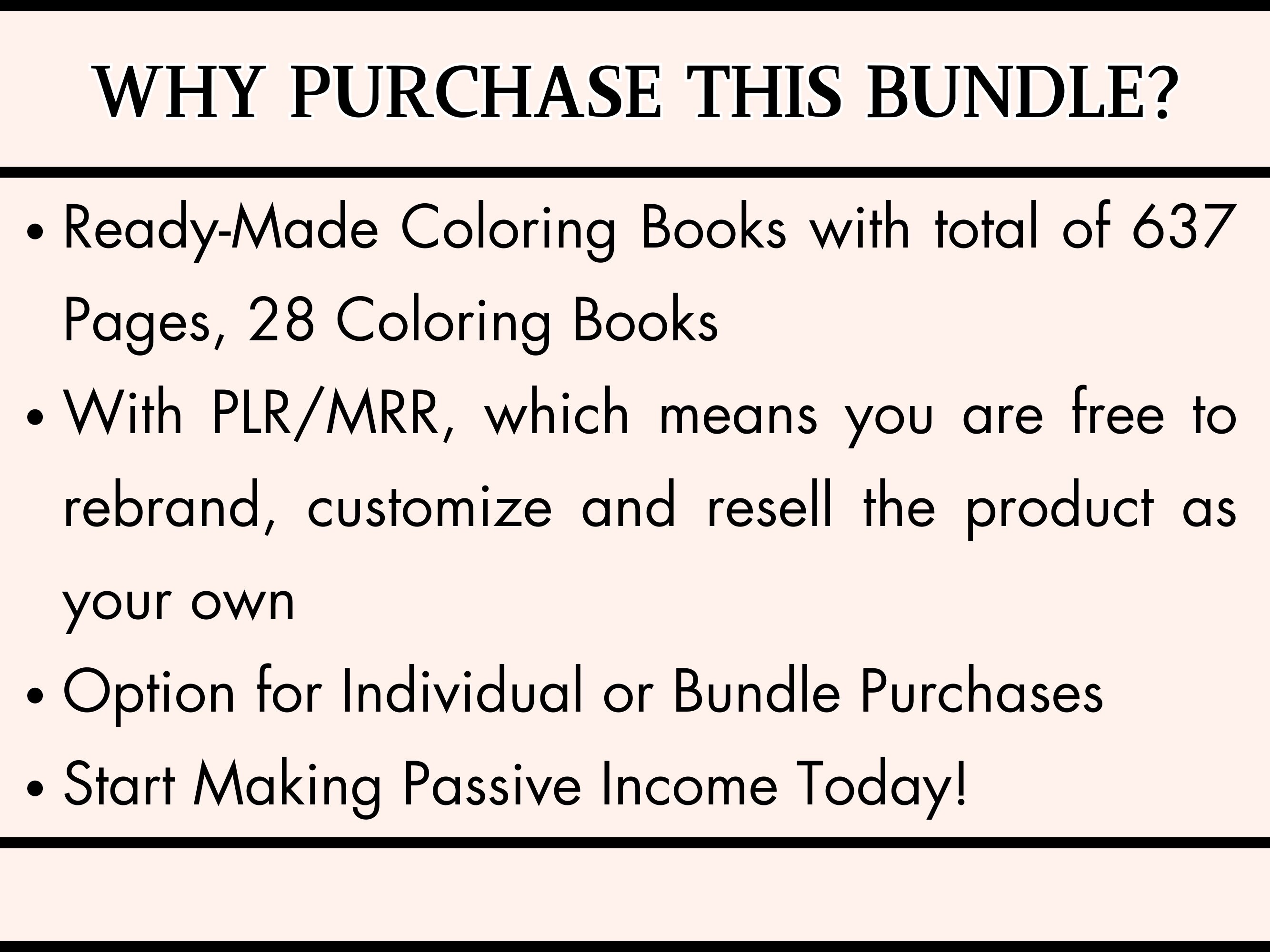 630+ PLR MRR Coloring Pages Bundle | Master Resell Rights Kids Adult ...