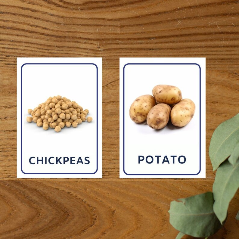 Boost Knowledge With Protein Foods, 32 Editable Montessori Cards for ...