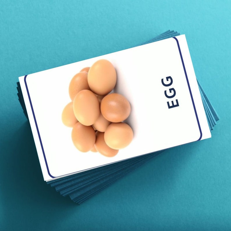 Boost Knowledge With Protein Foods, 32 Editable Montessori Cards for ...