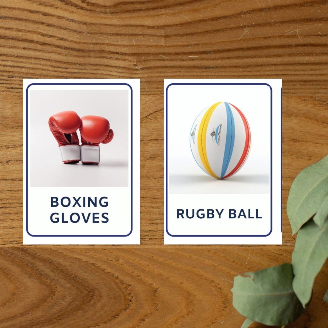 32 Sports Flashcards, Kids Printable, Nomenclature Cards, Toddler ...