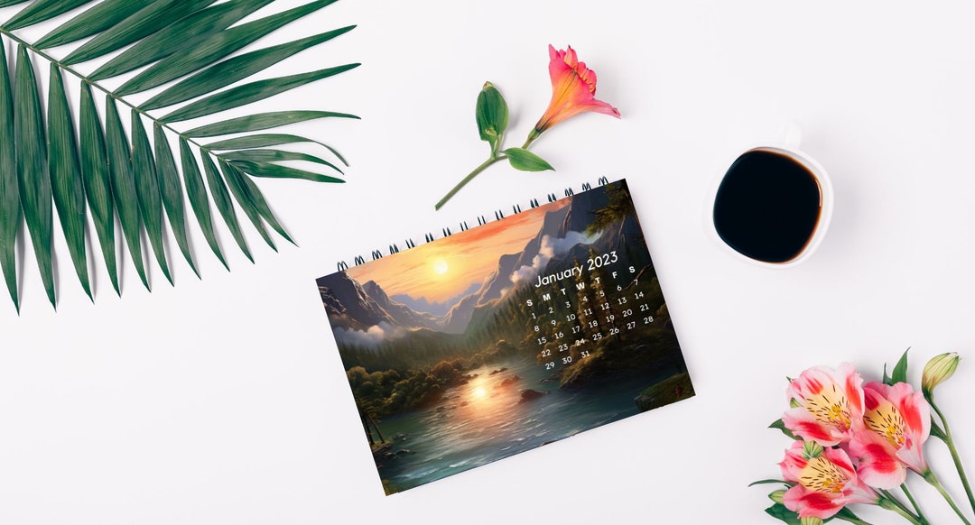 Upgrade Your Planning With Our 2023 Beautiful Scenery Monthly Calendar ...