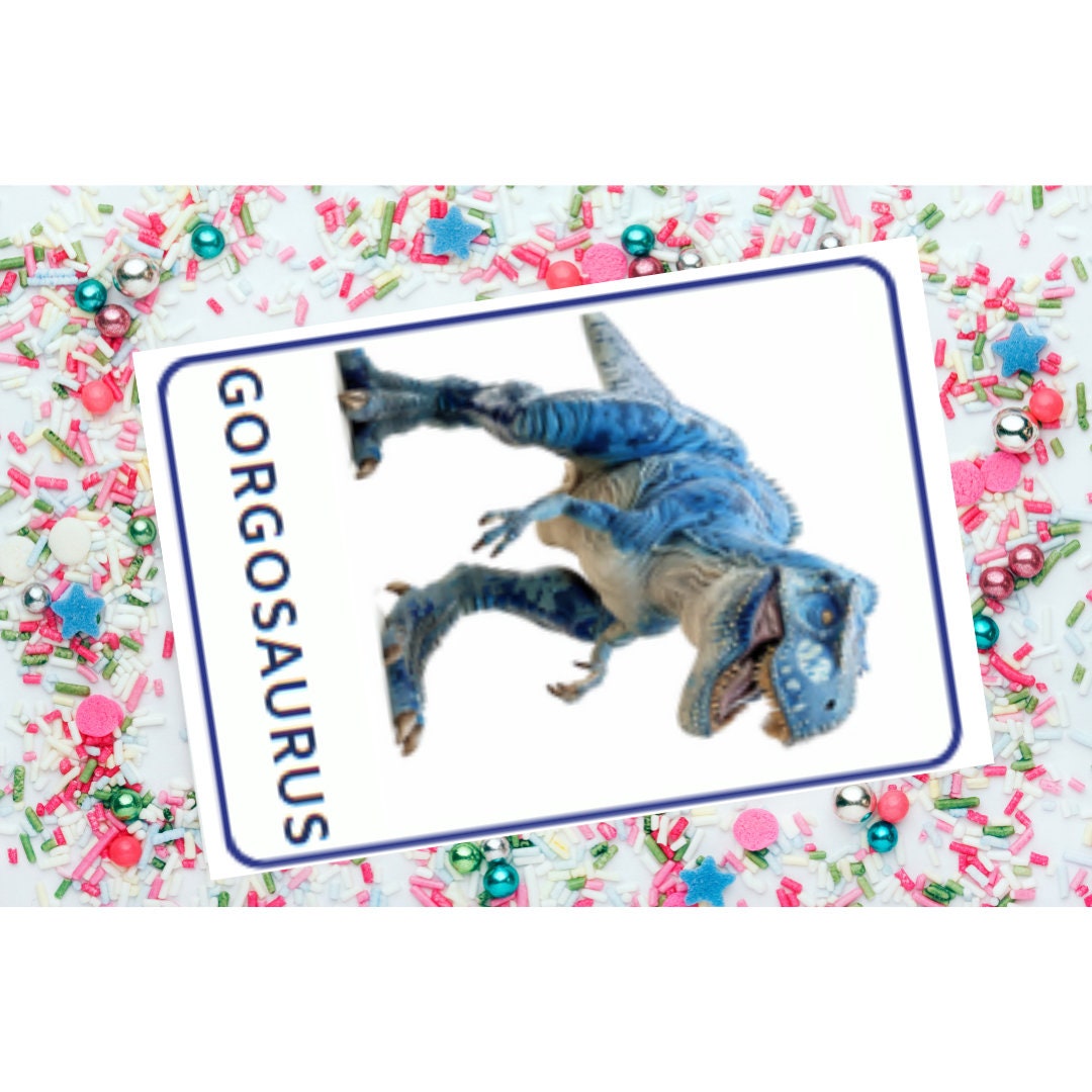 32 Jurassic Dinosaur Flashcards, Kids Printable, Nomenclature Cards ...