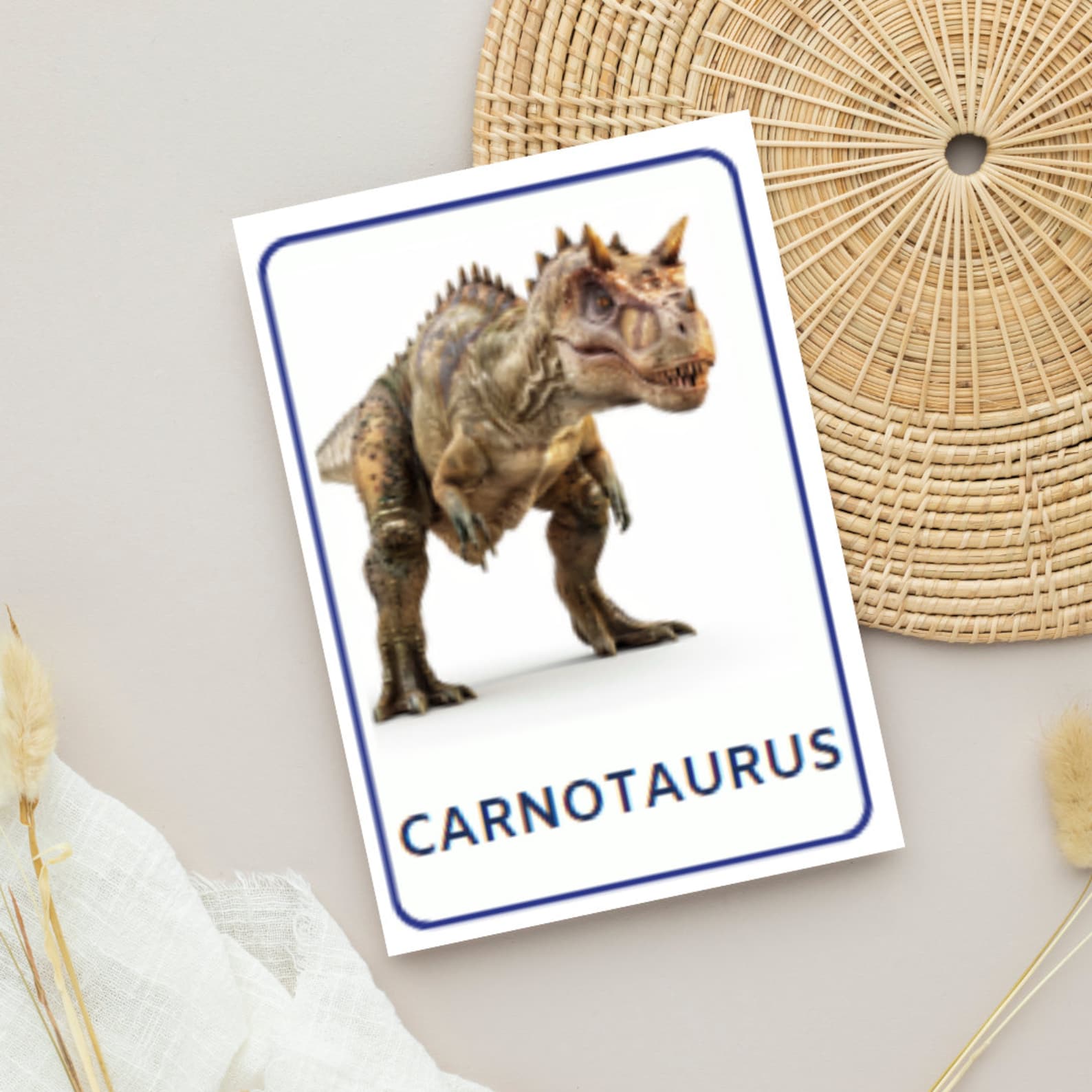 32 Jurassic Dinosaur Flashcards, Kids Printable, Nomenclature Cards ...