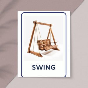 Furniture 32 Editable Montessori Cards, Flash Cards Nomenclature ...