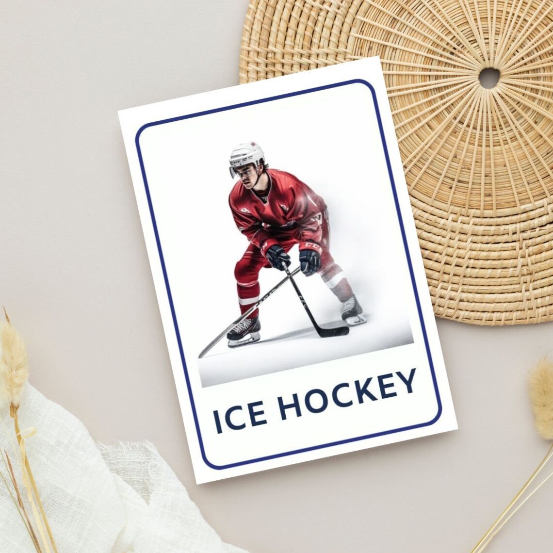 32 Sports Flashcards, Kids Printable, Nomenclature Cards, Toddler ...