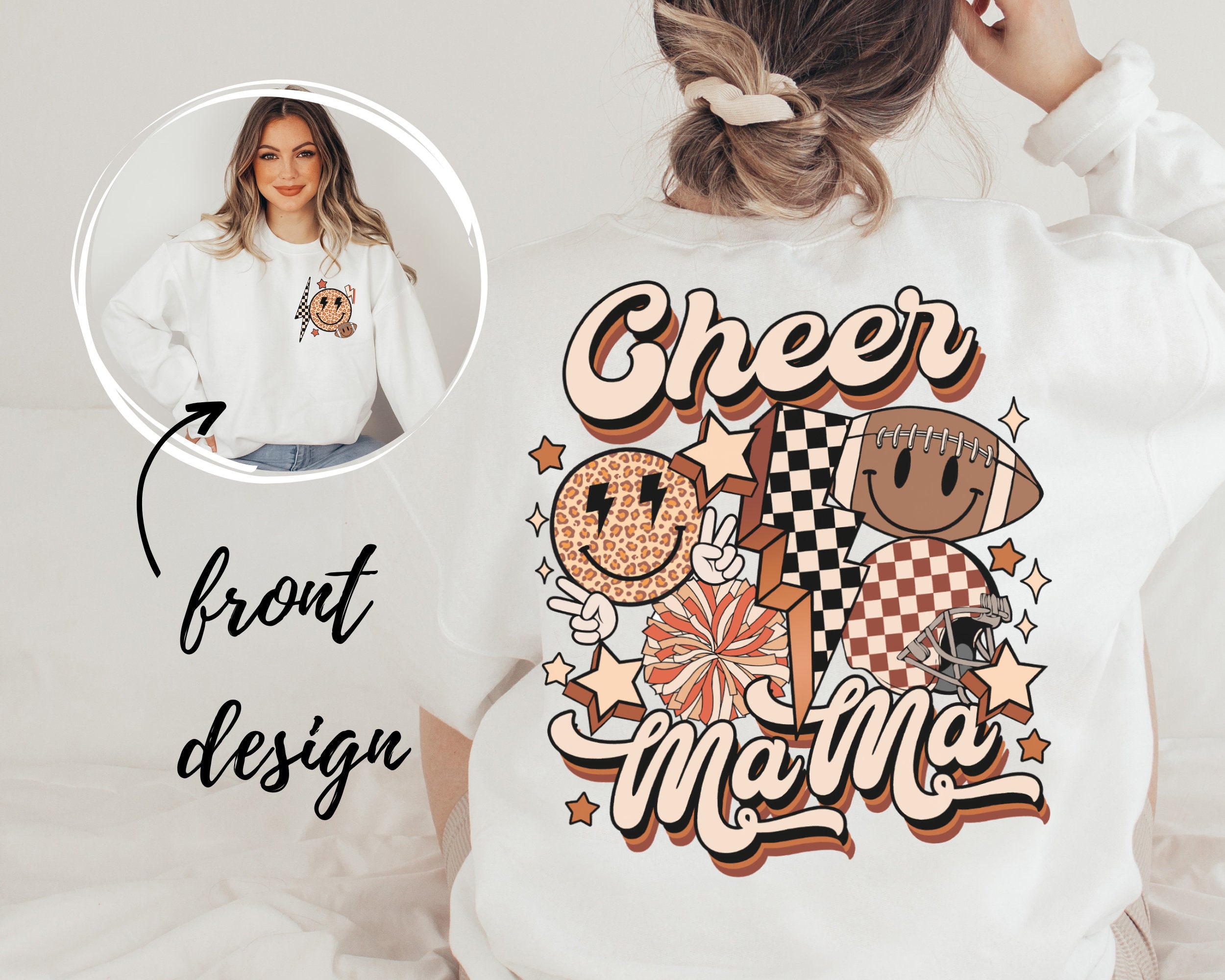 Cheer Mom Shirt, Cheer Mama Game Day Sweatshirts, Cheerleading Mom ...
