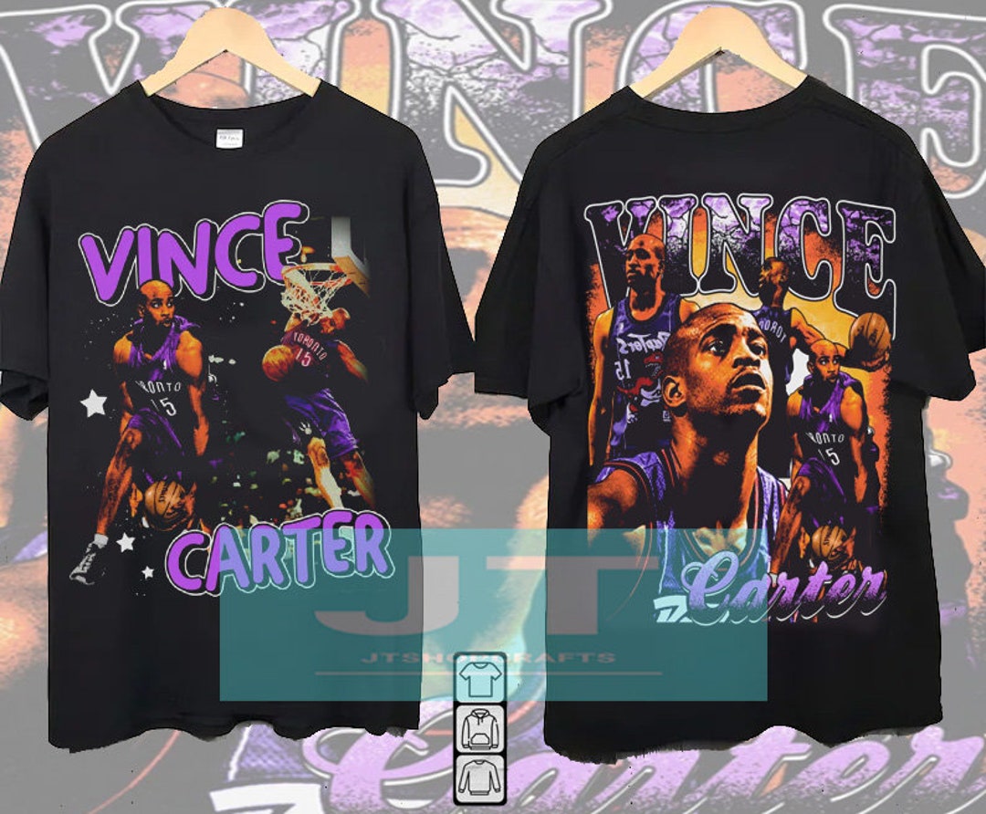Vintage 90s Graphic Style Vince Carter T-shirt Vince Carter - Etsy