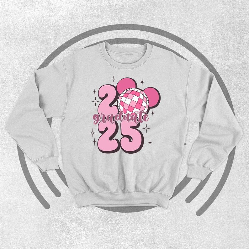 Mickey and Friends Graduation 2025 Png, Mickey Ear Grad Trip Png, Gift ...