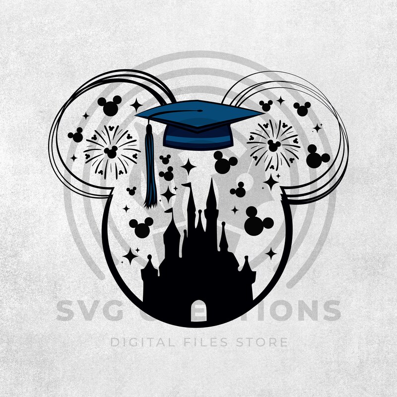 Mickey Graduation - Etsy