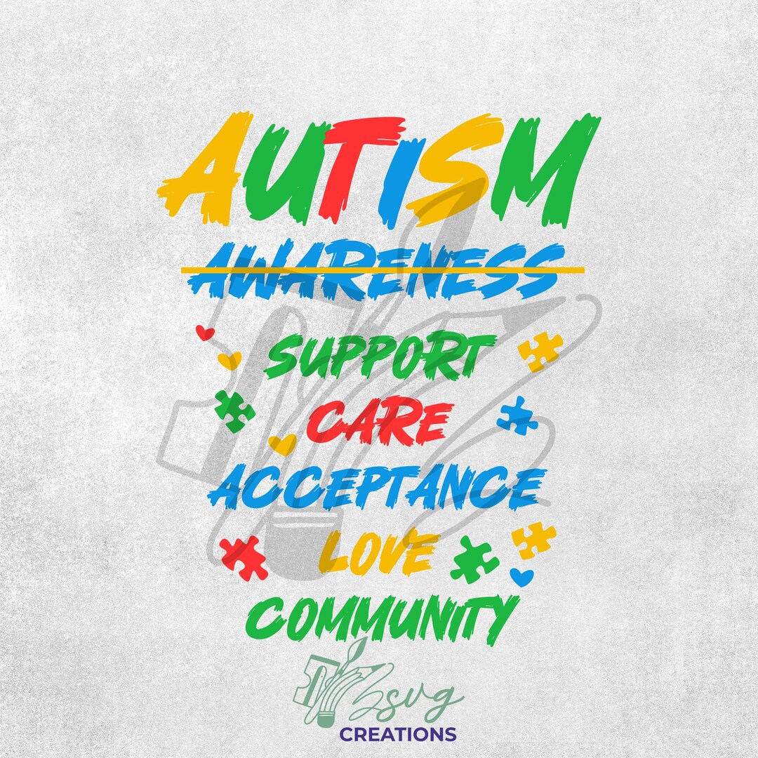 Autism Advocate Dignity Equality PNG, Autism Awareness Sublimation ...