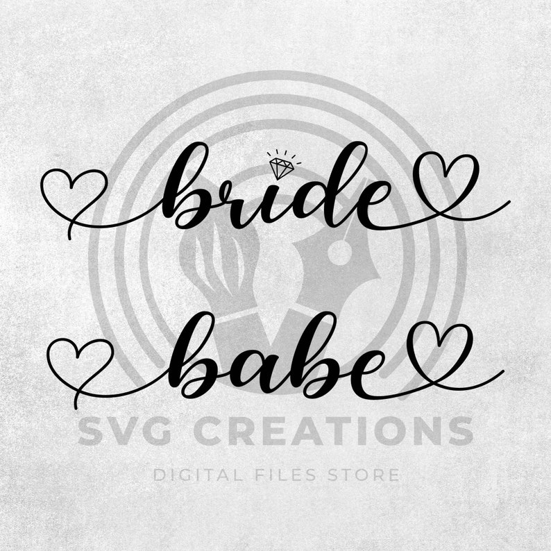 Retro Bride Babe Svg Png Bridal Party Png Groovy - Etsy