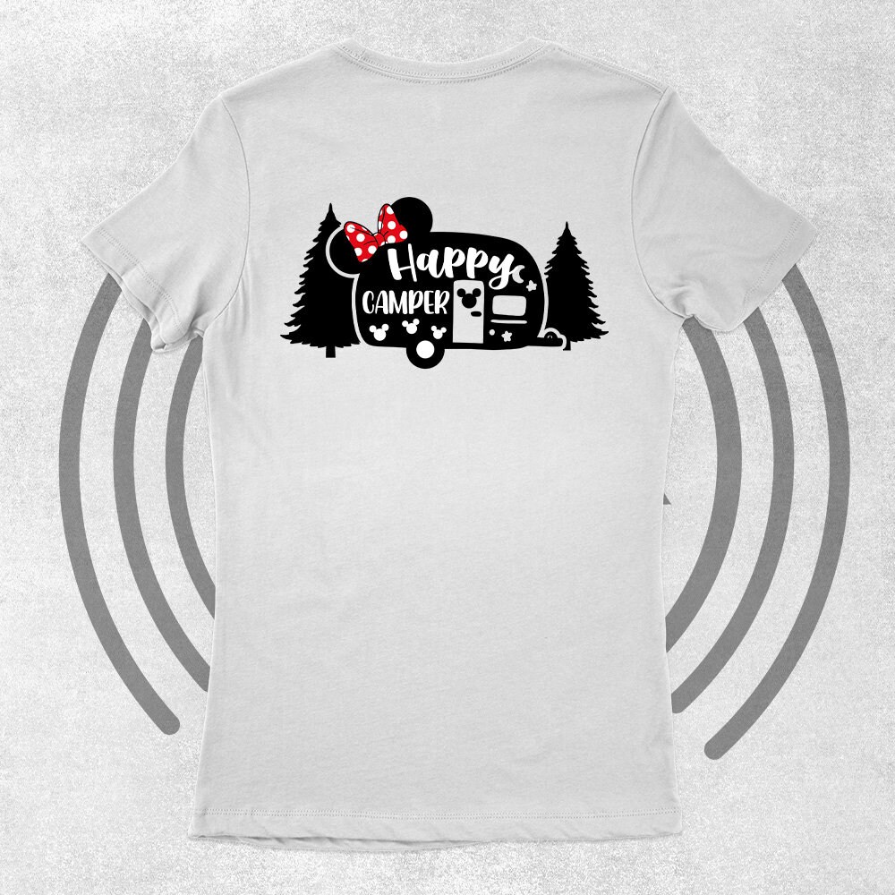 Happy Camper Minnie Mickey Svg, Camping Png, Adventure Svg, Camp Life ...