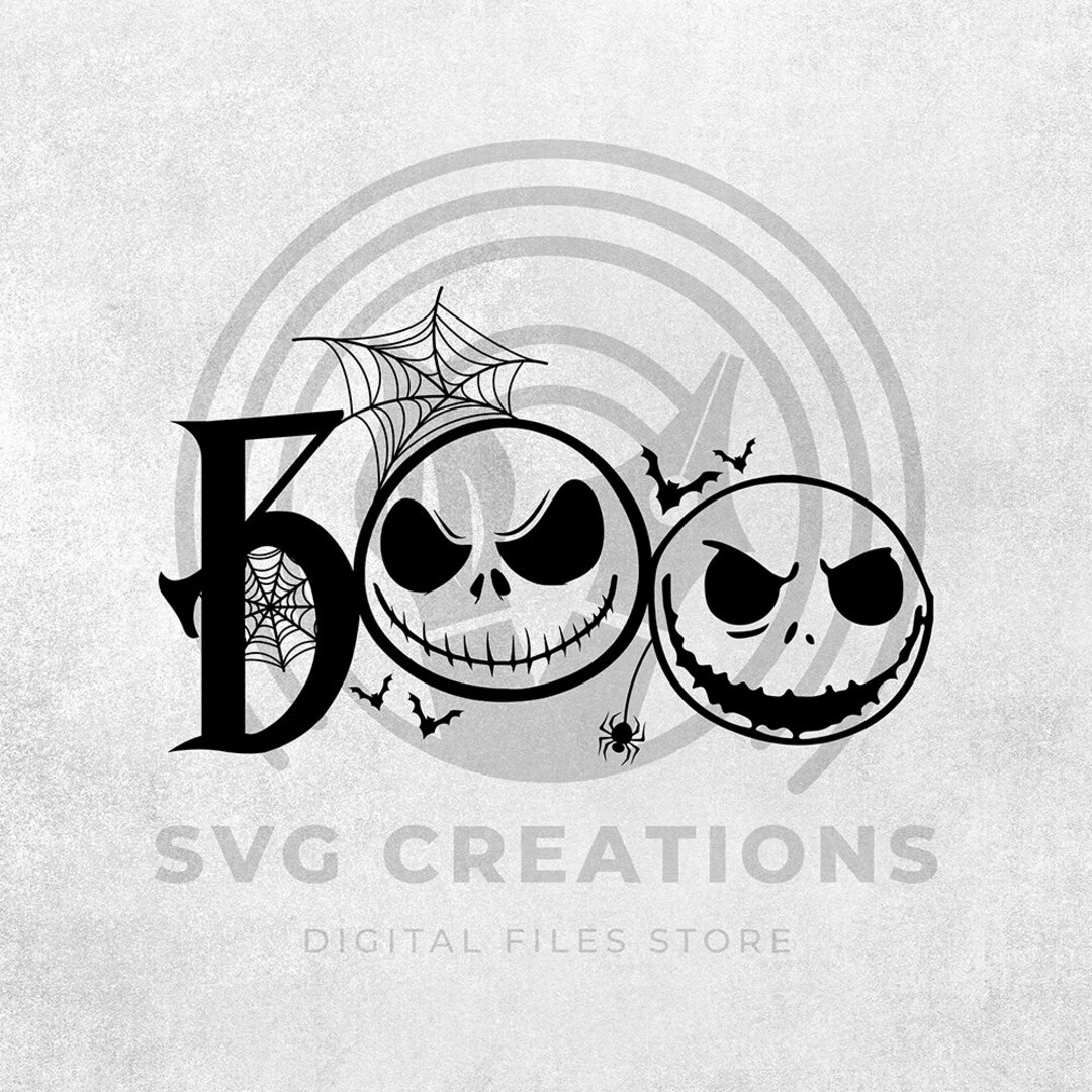 Boo Svg, Jack Skellington Svg, Halloween Svg, Boo Squad, Kids Halloween ...