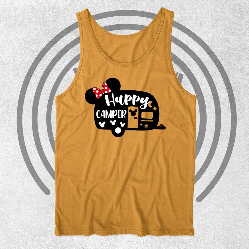 Happy Camper Minnie Mickey Svg, Camping Png, Adventure Svg, Camp Life ...