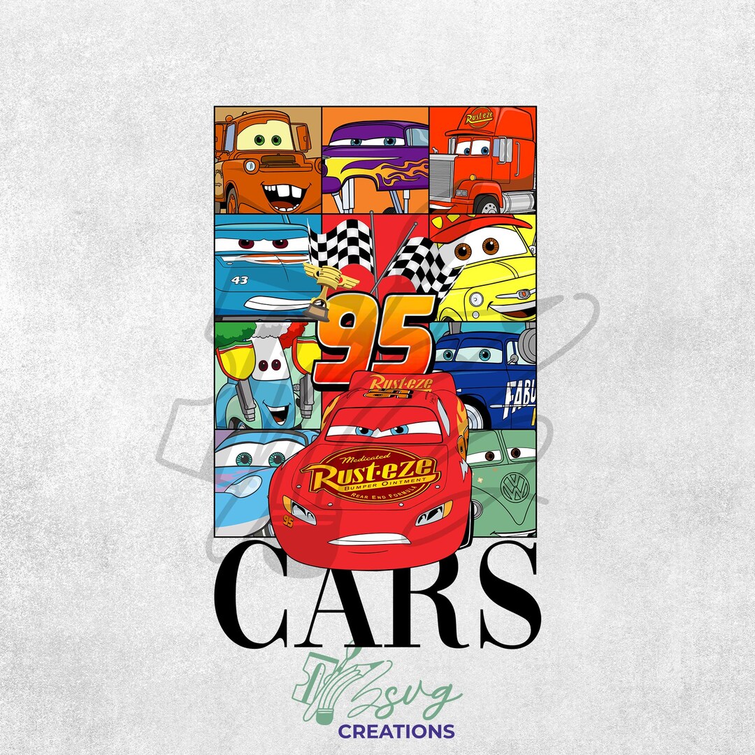 Pixa Cars Png, Pixar Lightening Mcqueen Png, Tow Mater Png, Sally ...