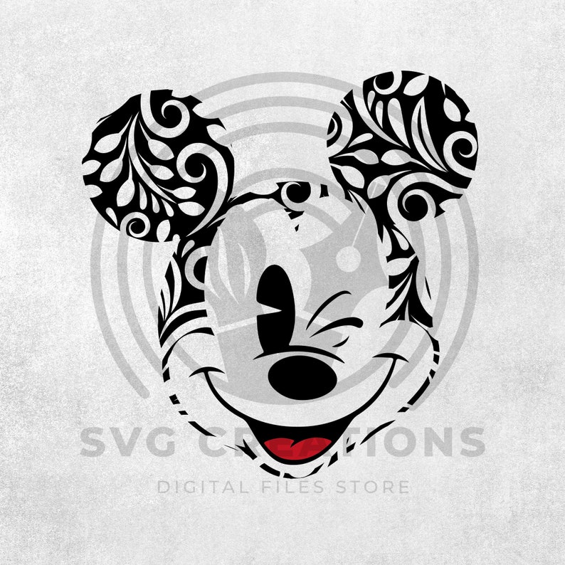 Mickey Retro SVG Png Pdf Eps Design Mickey Retro Name - Etsy