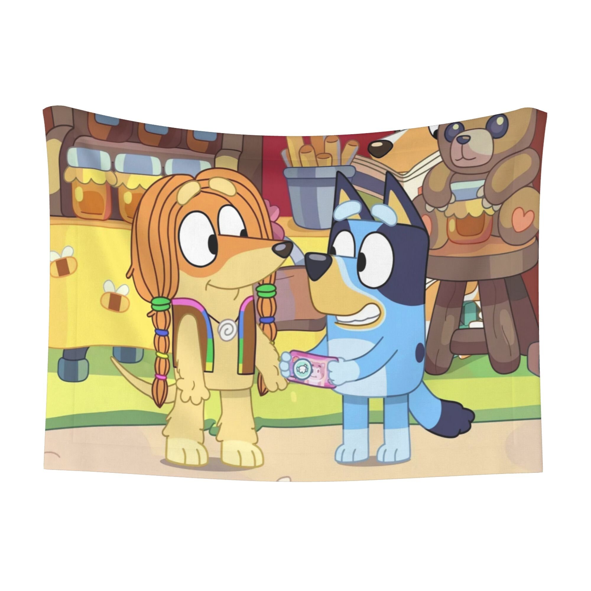 Custom Name Bluey Blanket Personalized Flannel Print Throw - Etsy