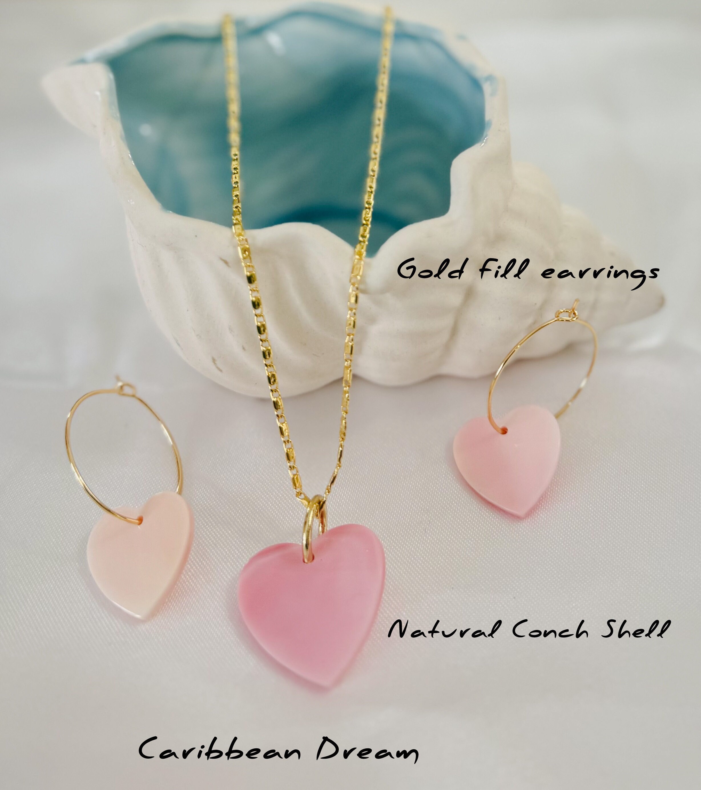 Natural Conch Shell Set - Etsy