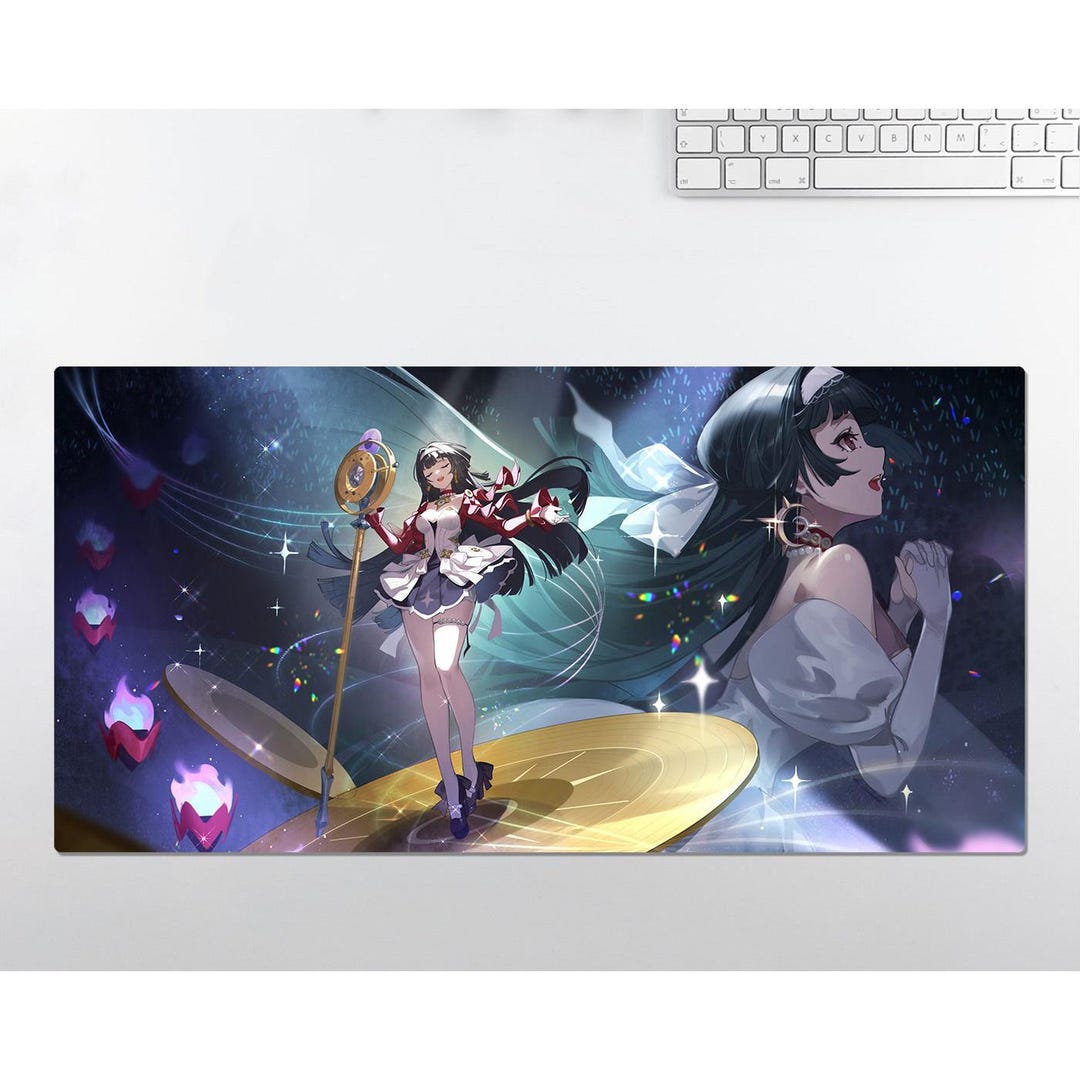 Anime RGB LED Large Mouse Pad, Zenless Zone Zero ZZZ Astra Yao, Desk ...